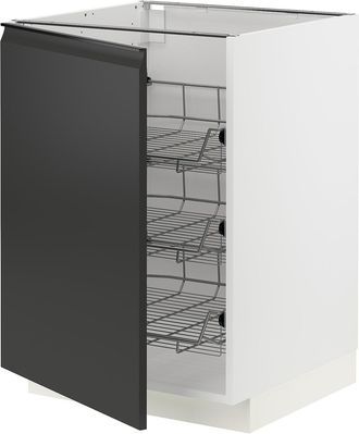 IKEA METOD Unterschrank mit Drahtkörben