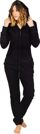 Moniz Damen Jumpsuit, Onesie, Overall (S, Vulcano Black)