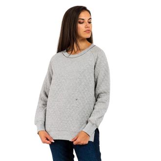 Gas Gas, Femme, Sweatshirts et sweats &agrave; capuche, Gris, Taille: 34 FR SweaT-shirt