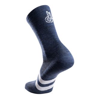 F.lli Campagnolo 03284409400C000.27 CROCE D AUNE SOCKS STRIPES Unisex Socks FJORDBLAU 63963/BCO Gr&ouml;&szlig;e S/M