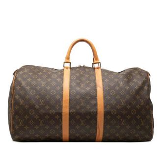 Louis Vuitton Pre-owned Keepall 55 - - Pre-owned - Damen - Braun - ONE SIZE