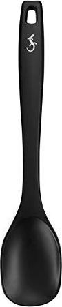 Lurch 240601 Smart Tool Kochlöffel aus Silikon mit Nylonkern, Schwarz, 28cm