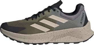 adidas Mens Terrex Soulstride Flow Trailrunning-Schuh Olive Strata/Wonder Beige/Charcoal Solid Grey 44 2/3