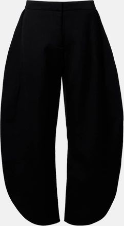 Alaia Ala&iuml;a Pantalon tonneau en laine vierge