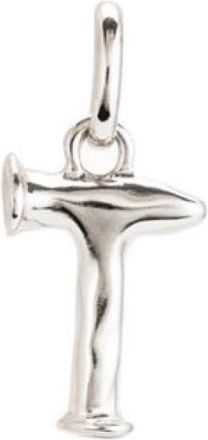 Uno De 50 Unisex-Charm Bañado en Plata y/o Gold, inspirdo en El icónico clavo de UNOde50 mit Form des Letra. Puede kombinarse mit Cadenas mit Diferentes Tamaños