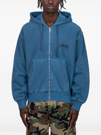 St&uuml;ssy Modern Age hoodie - Blau