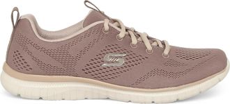 Skechers Damen Tugend Art Favor Sneaker, Mauve Mesh Pink Trim, 35.5 EU