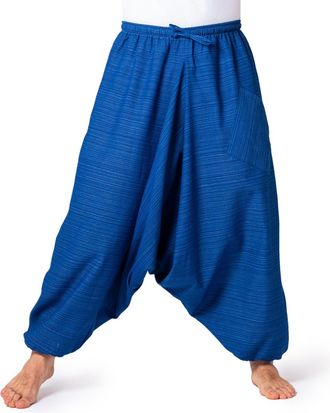 Panasiam Aladin Pants Cotton Lini, Blue, L