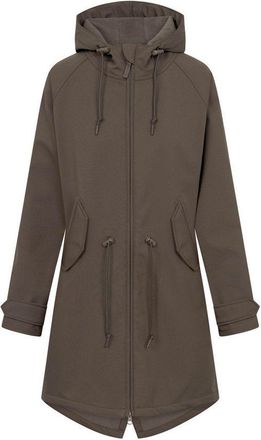 Derbe Softshelljacke Island Friese wasserabweisend, winddicht, Kapuze