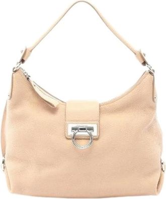Ferragamo Sac bandouli&egrave;re Gancini en cuir Pre-owned - Femme - Pre-owned - Rose - Taille: ONE Size