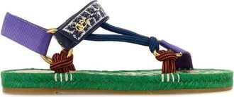 Valentino Garavani Femme, Chaussures, Multicolore, Taille: 36 EU Sandales Lake Powell en tissu brod&eacute;