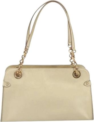 Ferragamo Sac port&eacute; &eacute;paule Gancini Pre-owned - Femme - Pre-owned - Jaune - Taille: ONE Size