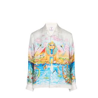 Casablanca Chemise fluide oversize en soie