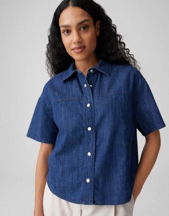 OPUS Langarmbluse Bluse Ferluna