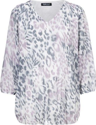Frank Walder Klassische Bluse mit Plissee-Struktur