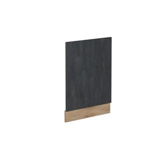 Vicco Frontblende R-Line, Schwarz Beton/Goldkraft Eiche, 45 cm ohne Arbeitsplatte