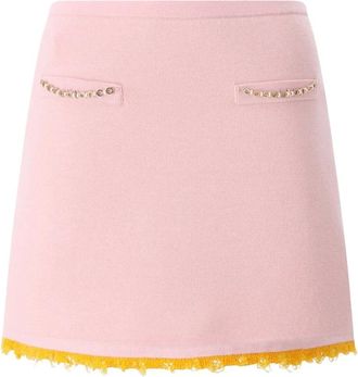 Casablanca Femme, Jupes, Rose, Taille: 40 FR Mini-jupe trap&egrave;ze