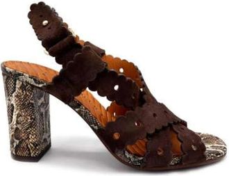 Chie Mihara Femme, Chaussures, Brun, Taille: 38 EU Sandale &agrave; talon haut