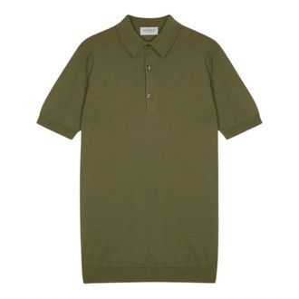 John Smedley Homme, Tops, Vert, Taille: 2XL Adrian Polo