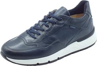 Nero Giardini E500640U Delavato Incanto Baskets de sport pour homme en cuir Bleu, bleu, 43 EU