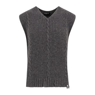 Enfants Riches Deprimes Homme, Pulls, Gris, Taille: S Pull Gris en Tricot C&acirc;bl&eacute;