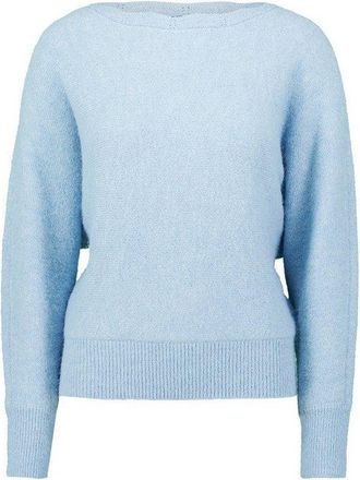 Zero Strickpullover Damen mit U-Boot Ausschnitt (1-tlg) Plain/ohne Details