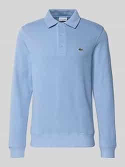 Lacoste Regular Fit Sweatshirt aus reiner Baumwolle
