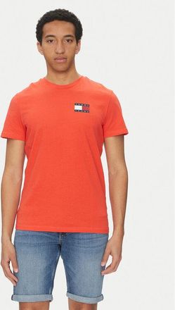 Tommy Jeans T-Shirt Essential DM0DM20740 Orange Slim Fit