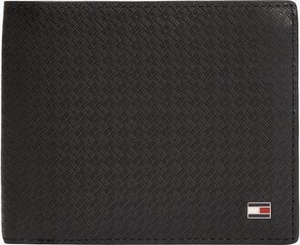 Tommy Hilfiger Portefeuille &agrave; logo en cuir