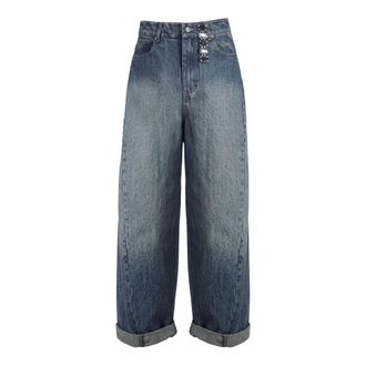 Souvenir Wide & Flare Jeans - - Jeans - Damen - Blau - S