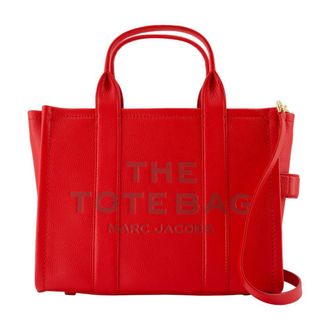 Marc Jacobs Womens Tote Red Cowhide