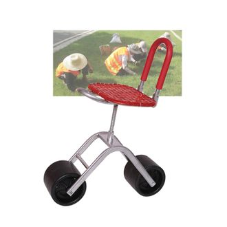 Generic H&ouml;henverstellbarer Gartenhocker for Pflanzen, Rollbarer Arbeitsstuhl, Faltbarer Gartenwagen Mit Sitz, 360 Grad Drehbar, for Die Gartenarbeit Auf Der T