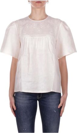 Max Mara Femme, Tops, Beige, Taille: 38 FR Blouse