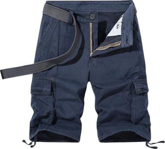 Generic Pantalon cargo pour homme avec poche ample et style d&eacute;contract&eacute;, bleu, 48