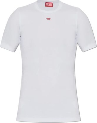 Diesel Homme, Tops, Blanc, Taille: 2XL T-shirt D-Ribber-N