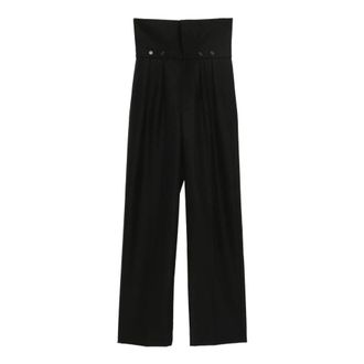 Carven Orchidee Hose - - Trousers - Damen - Schwarzk - S