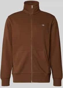 GANT Sweatjacke mit Label-Stitching