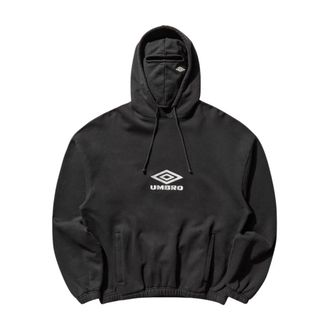 Umbro OG Logo Mask Washed Hoodie - - Sport - Herren - Schwarzk - L