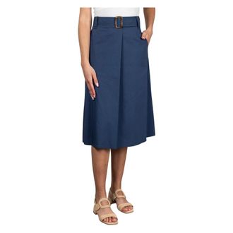 Ferrante Femme, Jupes, Bleu, Taille: 40 FR Jupe Midi