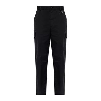Moncler Cargo Baumwollmischung Gabardine Hose - - Trousers - Herren - Schwarzk - M