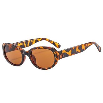 Generic Designer 2025 - Lunettes de soleil ovales tendance pour femmes, lunettes de soleil rétro à rivets pour hommes, lunettes de soleil punk