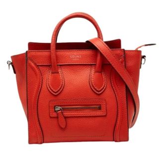 Celine Pre-owned The Luggage Tote - Femme - Pre-owned - Orange - Taille: ONE Size