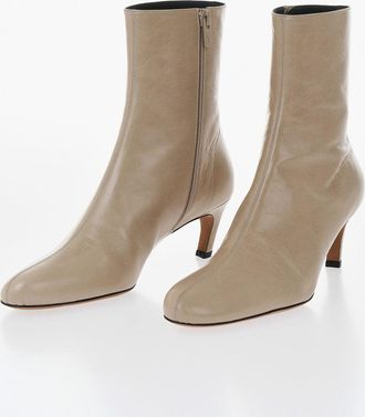 Proenza Schouler Lederstiefeletten UMA Mit Seitlichem Rei&szlig;verschluss Und 6cm Absatz Proenza Schouler
