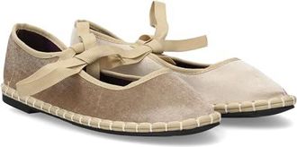 Shoes & Blues Ballerines plates pour femme avec tissu doux velours, l&eacute;g&egrave;res, agr&eacute;ables au toucher et tr&egrave;s faciles &agrave; enfiler, id&eacute;ales pour le quotidien. Fermeture &agrave; 