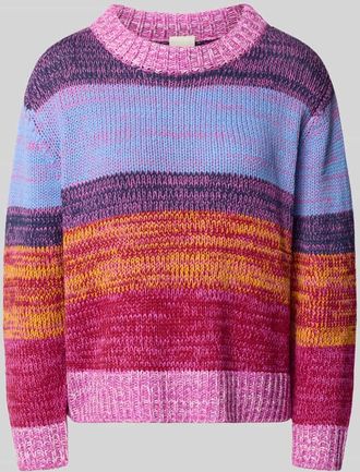 Ichi Strickpullover mit Rundhalsausschnitt Modell ALINEA