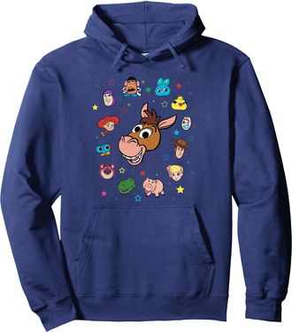 Pixar Disney and Pixars Toy Story Bullseye Big Face Collage Pullover Hoodie