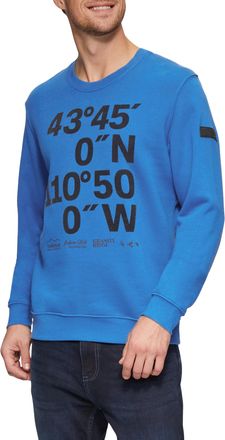 s.Oliver Sweatshirt mit Flock-Print