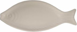 Villa D'Este Home Tivoli VDE Villa dEste Home Tivoli 1996 Keramik Servierplatte oval 24x10,5cm Coastal weiß Kos