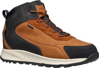 Geox Homme U Terrestre B ABX B Basket, Noir Cognac, 43 EU