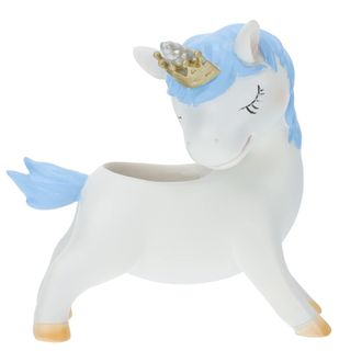 Cabilock 1st&uuml;ck Einhorn Blumentopf Aus Harz Dekorativer Pflanzentopf F&uuml;r Sukkulenten Mini-blumenpot F&uuml;r B&uuml;ro Balkon Und Garten Niedliche Einhorn Statue F&uuml;r Inn